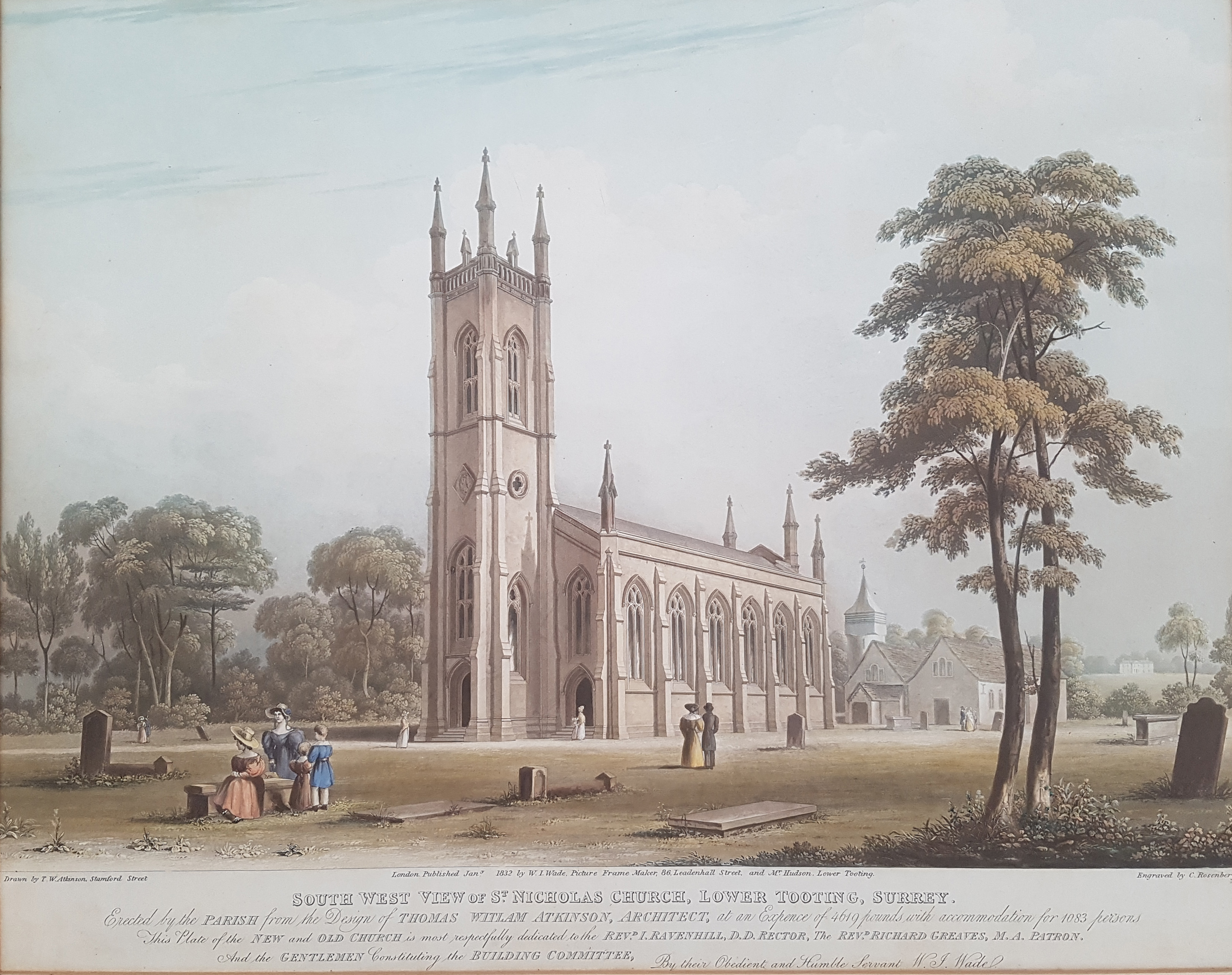 A beautiful engraving of one of Thomas Atkinson’s earliest church ...